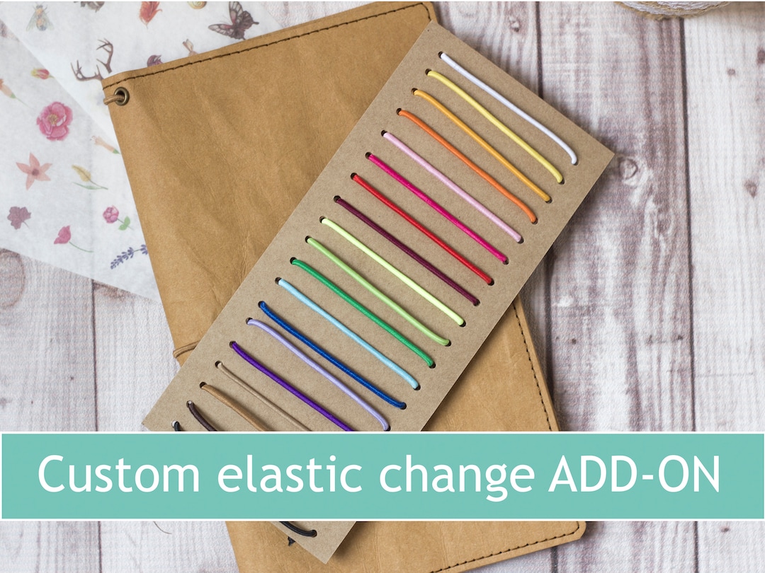 Elastics Color Change Add-on | Custom Elastics | Traveler Notebook ...