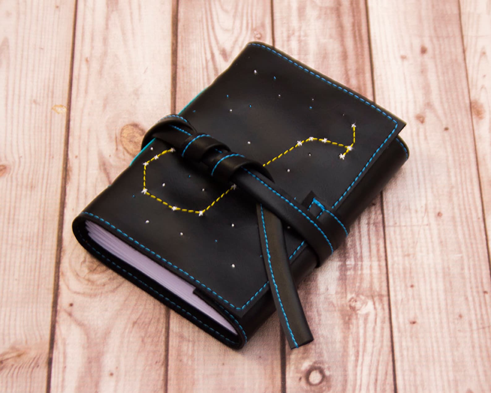 Zodiac Notebook Scorpio Astronomy Journal Faux Leather - Etsy