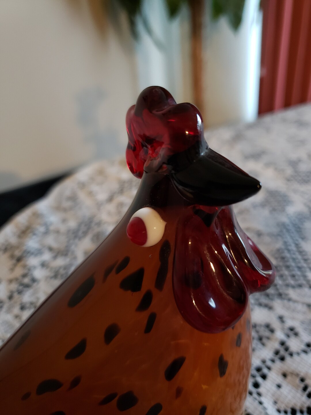 Glass Chicken Decor - Etsy