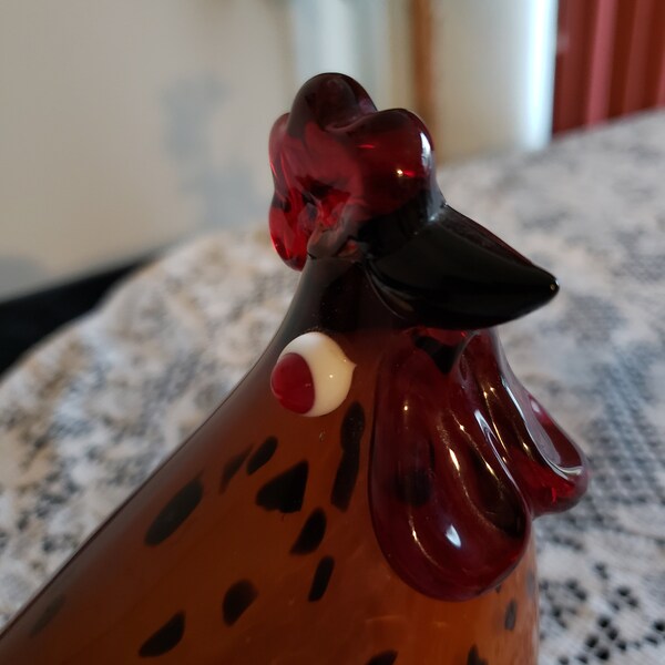 Glass Chicken - Etsy