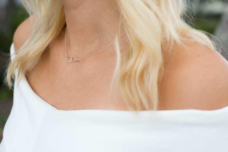 Infinity Link Necklace-sterling Silver - Etsy