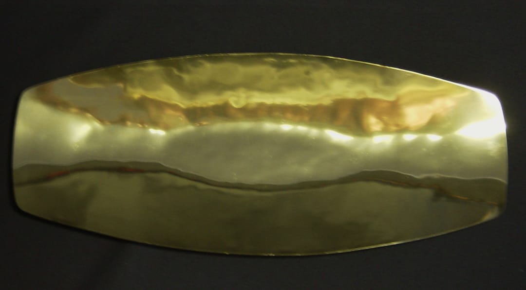 Large Airship Zeppelin Metall Polished Aluminium Bowl Fritz August ...