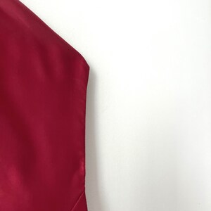 Vintage 90s Summer Vest Red Striped Vest Hippie Festival Long Vest ...