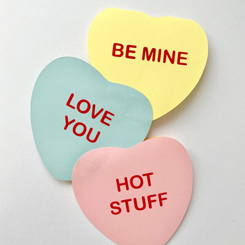 Candy Heart Cut Outs - Etsy