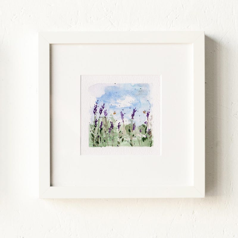 Lavender Painting - Etsy