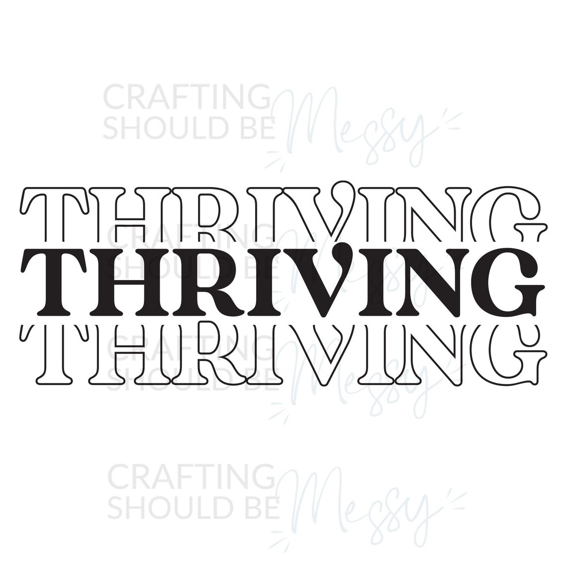 Thriving SVG File Downloadable Cut File for Cricut | Etsy