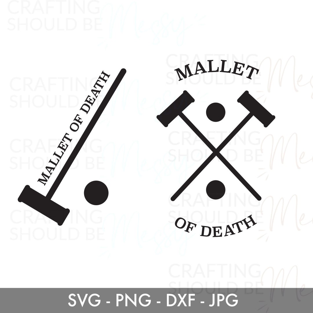 Bridgerton Mallet of Death SVG File, Downloadable Cut File for Cricut, Silhouette - Pall Mall ...