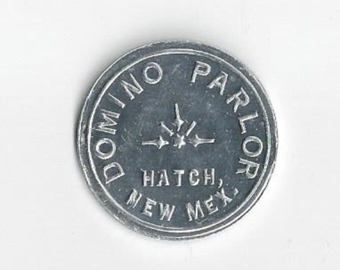 Vintage Domino Parlor Token From Hatch New Mexico - Etsy