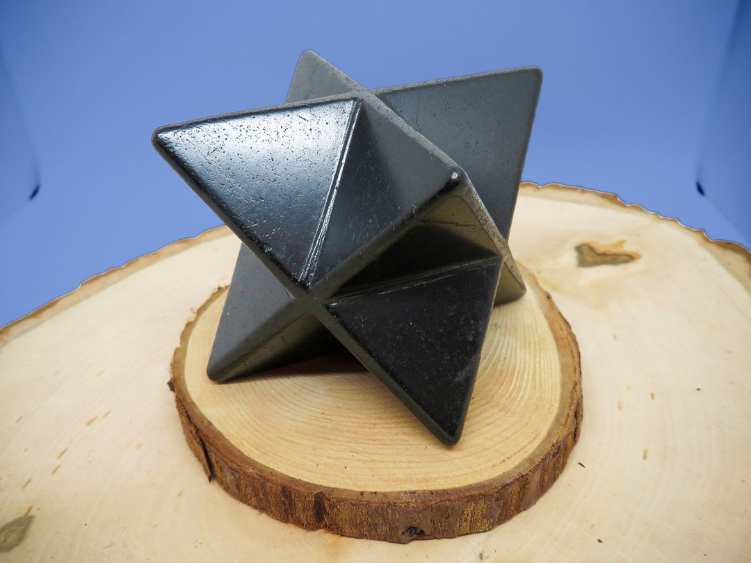Shungite Merkaba Statue - Etsy