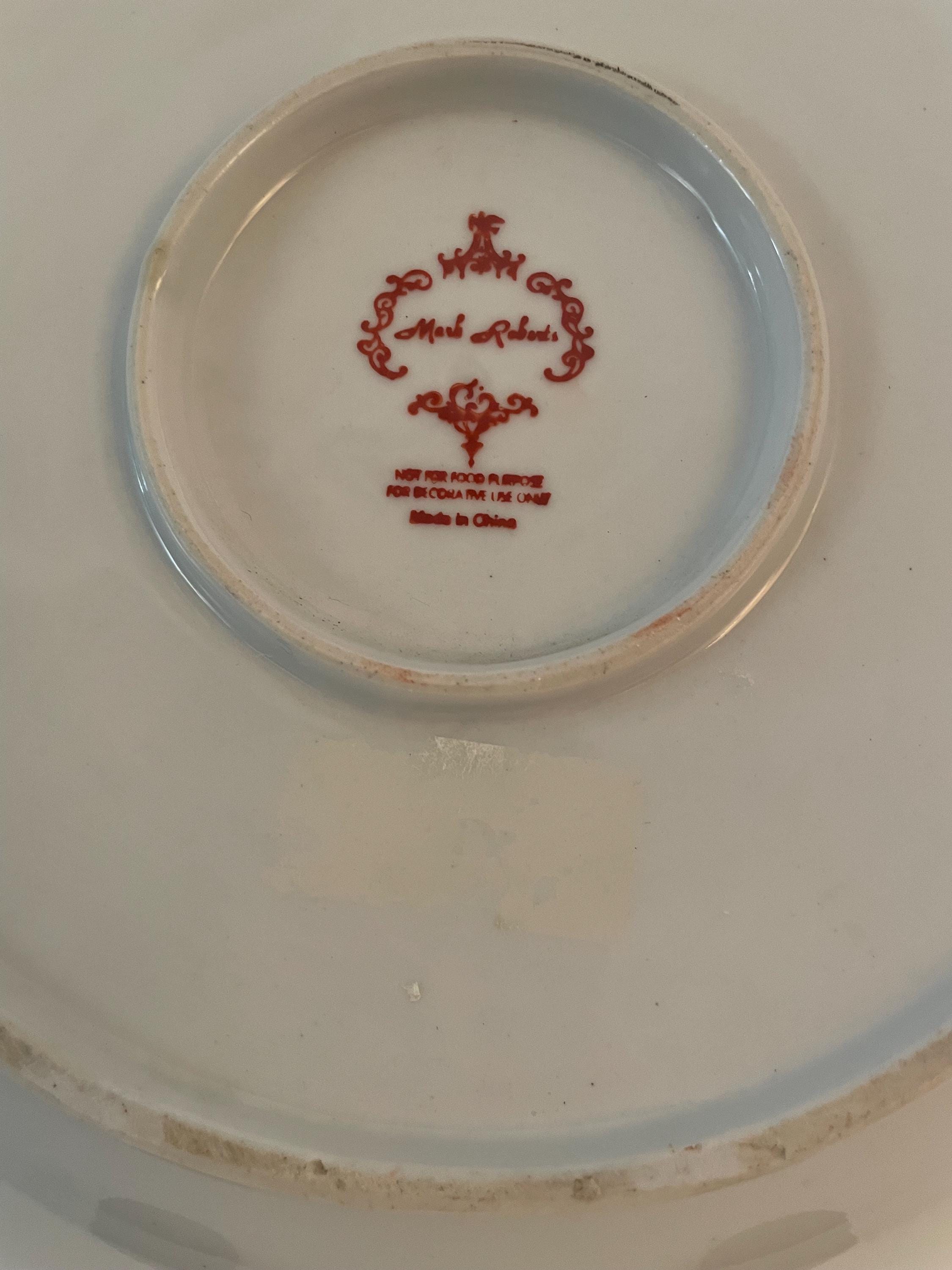 Vintage Mark Roberts Hand Painted Plate - Etsy