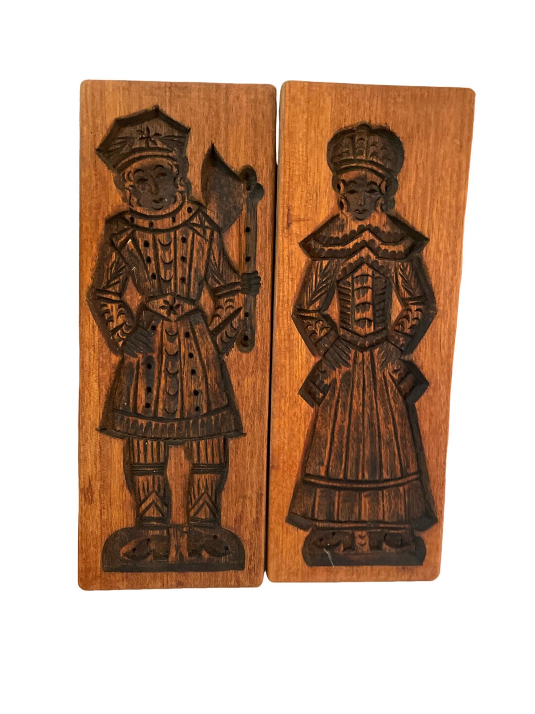 2 Vintage Springerle Wooden Molds - Etsy