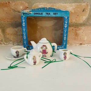 Vintage Dolly Dingle Child’s Tea Set Christmas Ornaments Japan - Etsy