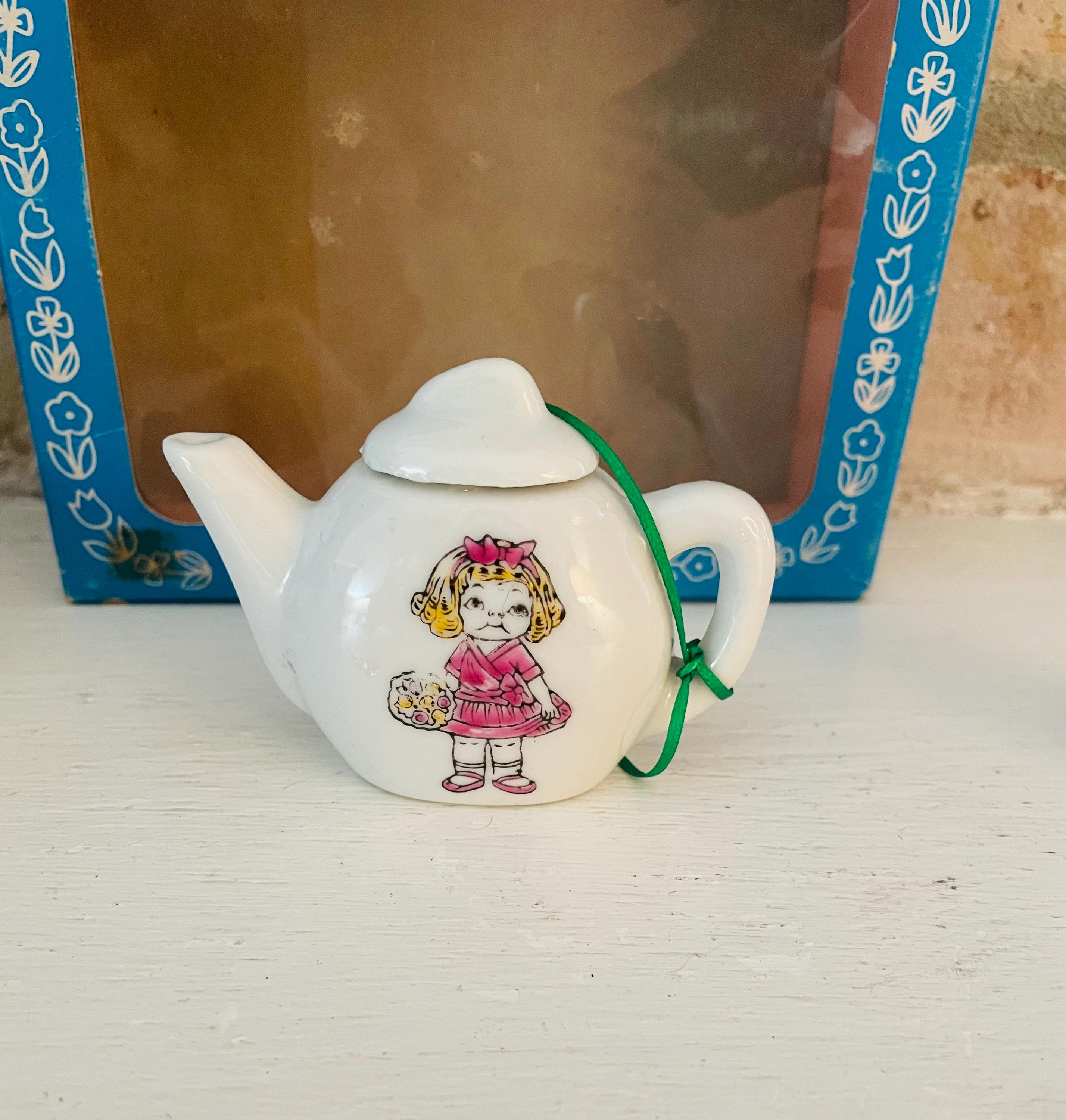 Vintage Dolly Dingle Child’s Tea Set Christmas Ornaments Japan - Etsy