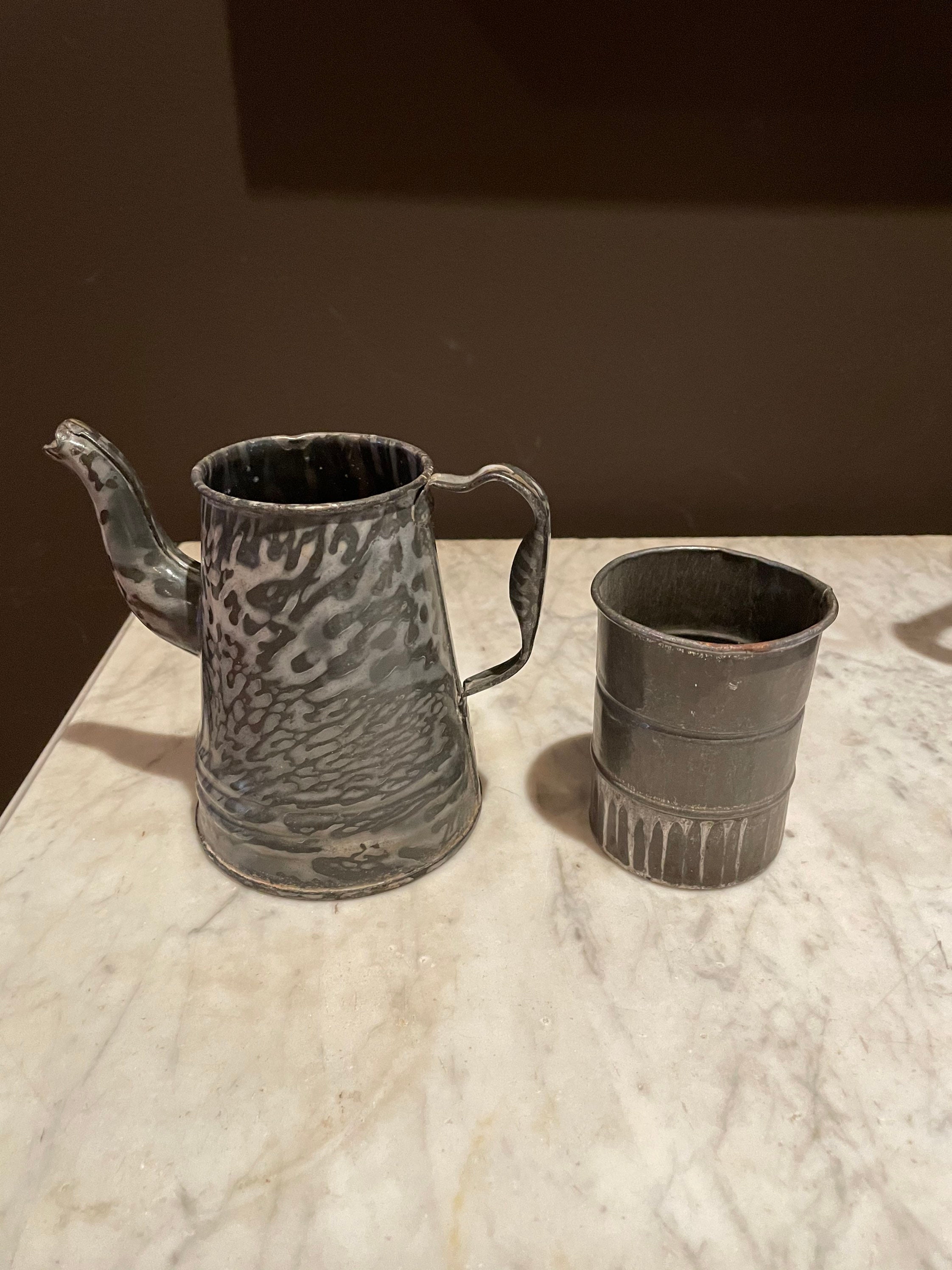 Miniature Biggin Graniteware Coffee Pot C 1900 - Etsy