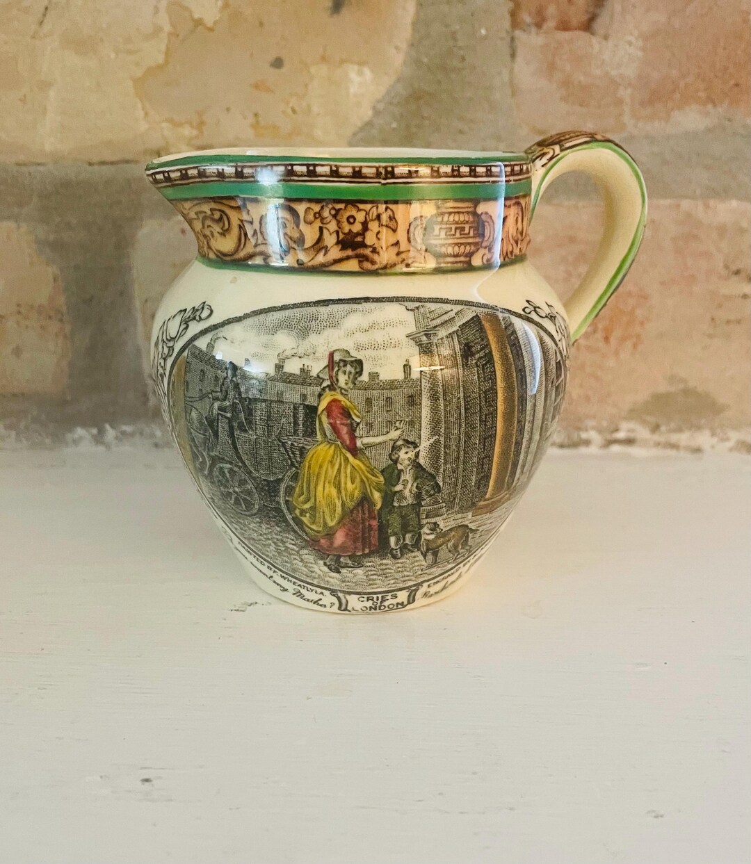 Vintage Adams Cries of London Small Pitcher England - Etsy