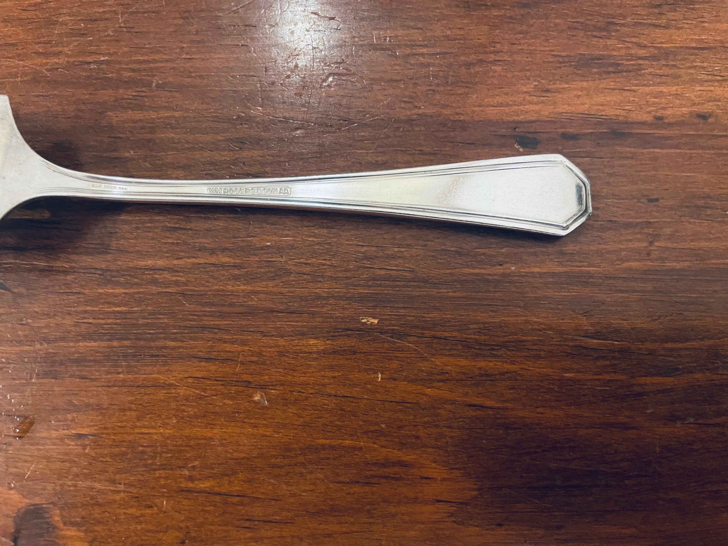 William Rogers and Sons Silver Plated mayfair Monogrammed - Etsy