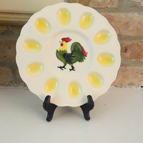 Chicken Deviled Egg Plate - Etsy