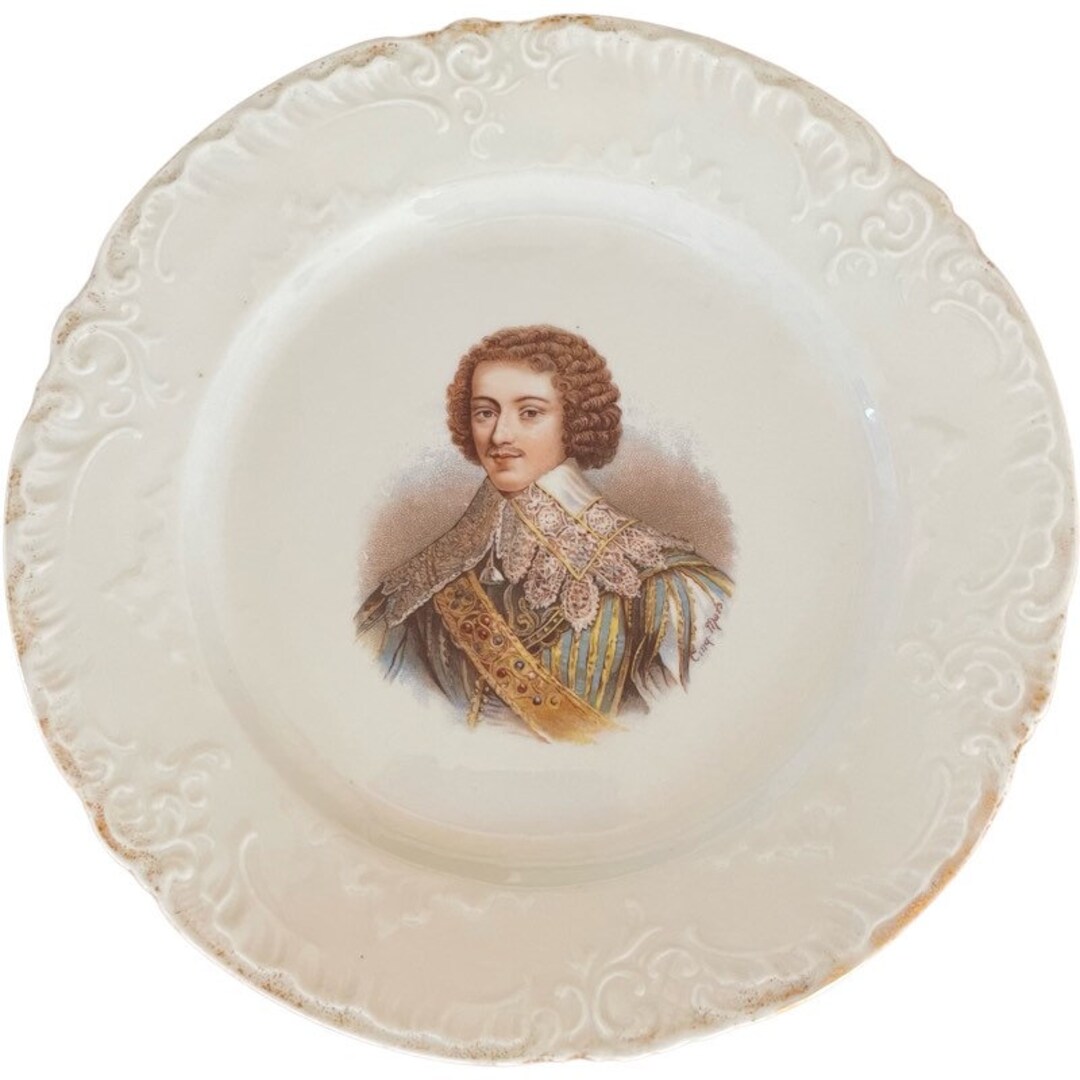 Rare Antique Cinq Mars Plate by Victoria Carlsbad - Etsy