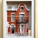 Custom Order: Framed Paper House in Colour - Etsy