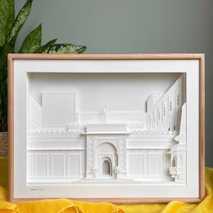 Custom Order: Framed Paper House *ETSY DESIGN AWARDS Finalist 2025* - Etsy