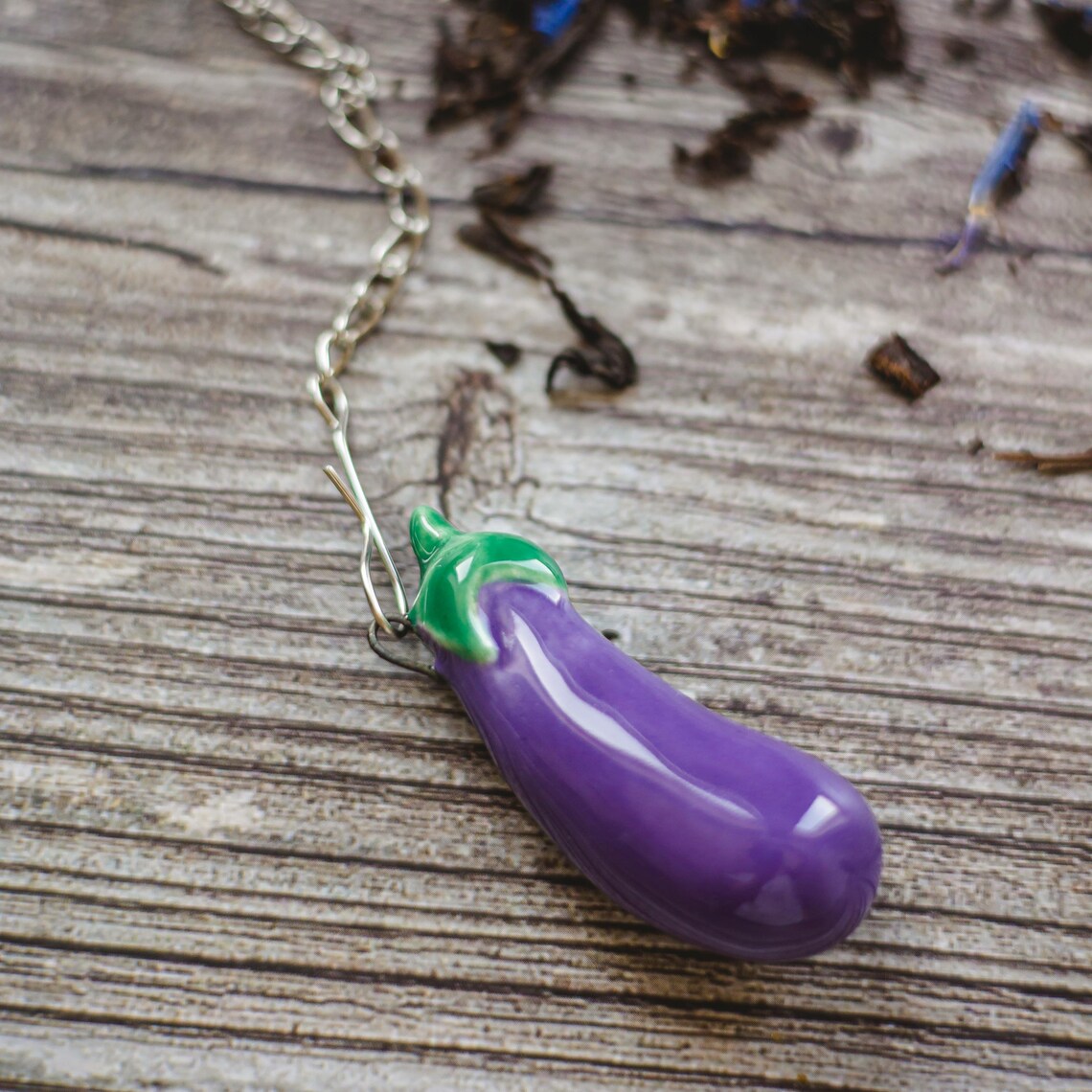 Infusore per tè in foglie di melanzana viola - Colino in acciaio ...