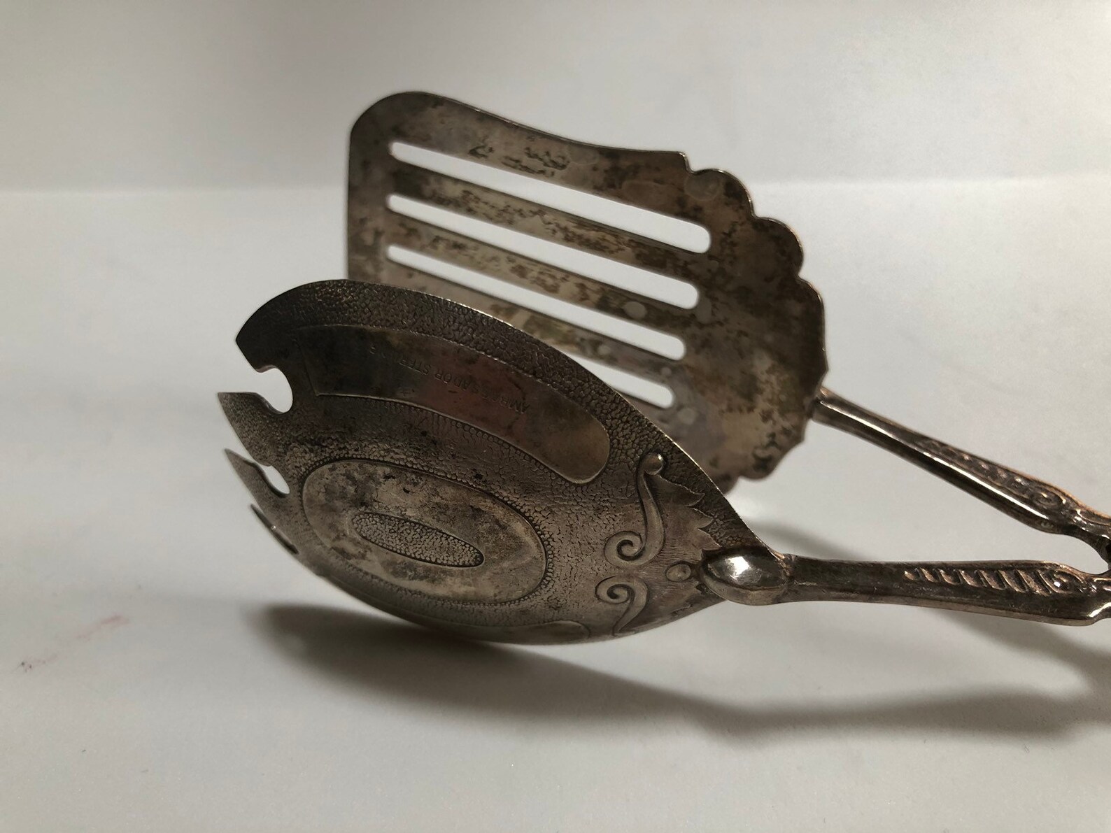 Antique Ambassador Sterling Silver Scissor Pastry Sandwich Tongs - Etsy