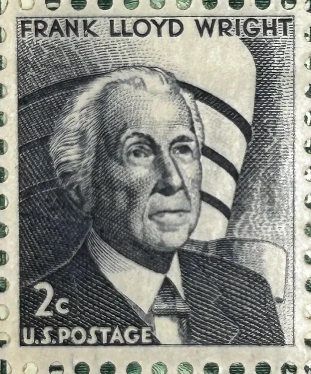 Vintage Postage Stamp Frank Lloyd Wright - Etsy