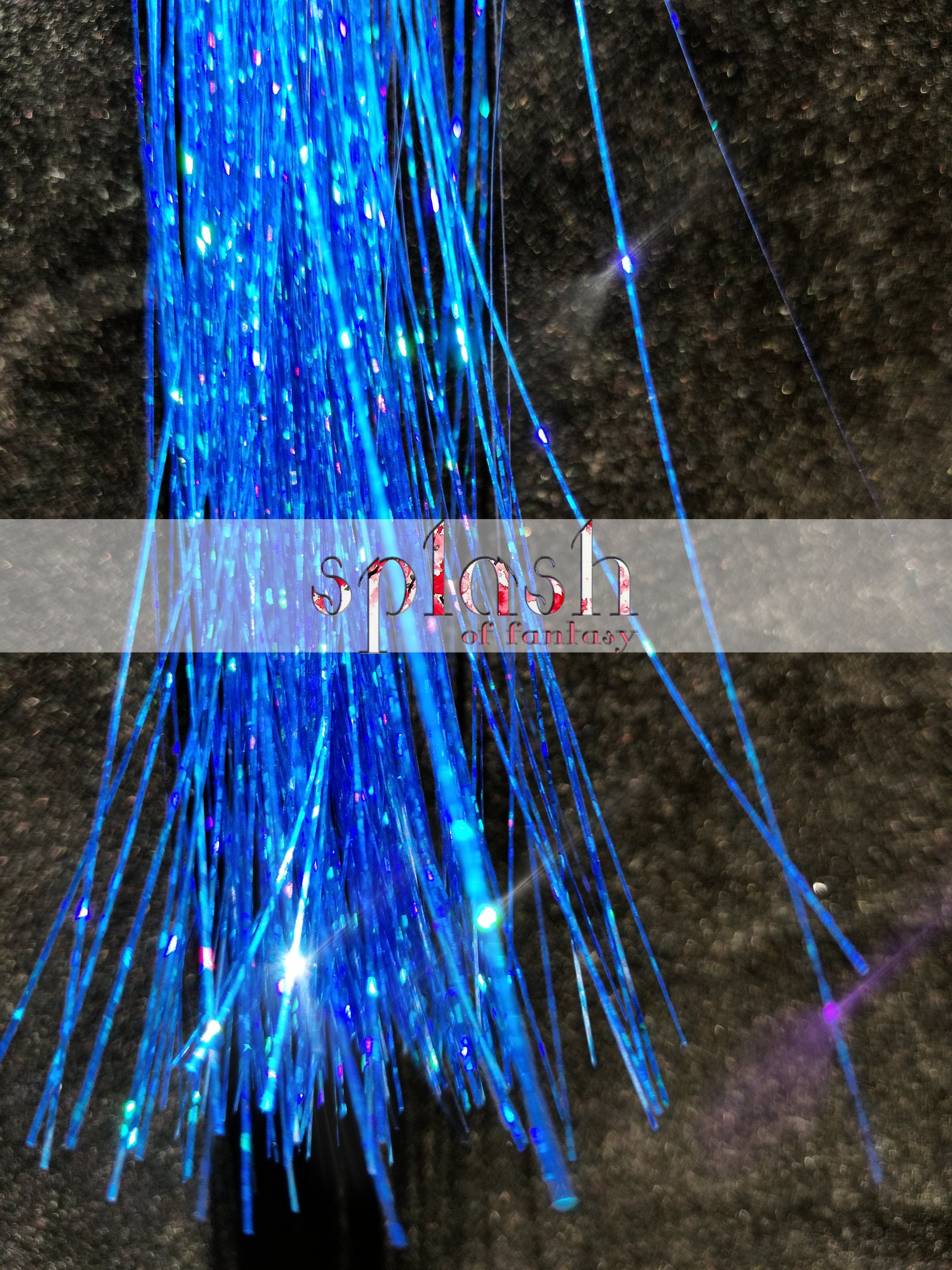 40" SPARKLING Hair Tinsel 100 Strands (various Colors) - Etsy