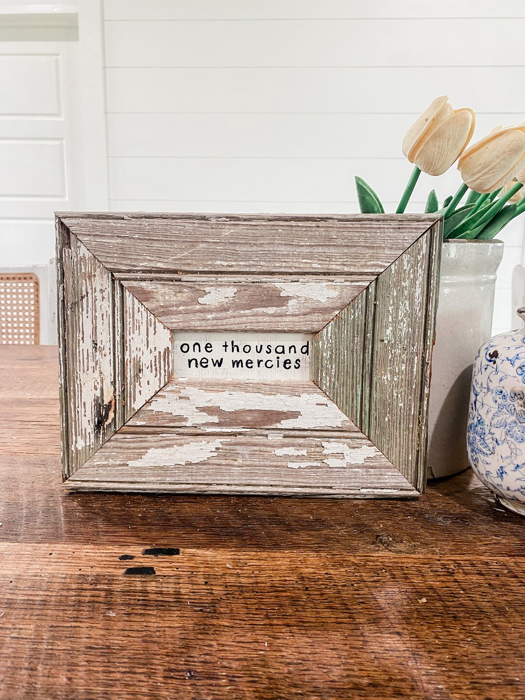 One Thousand New Mercies Every Morning Blessing Prayer Reclaimed Wood ...