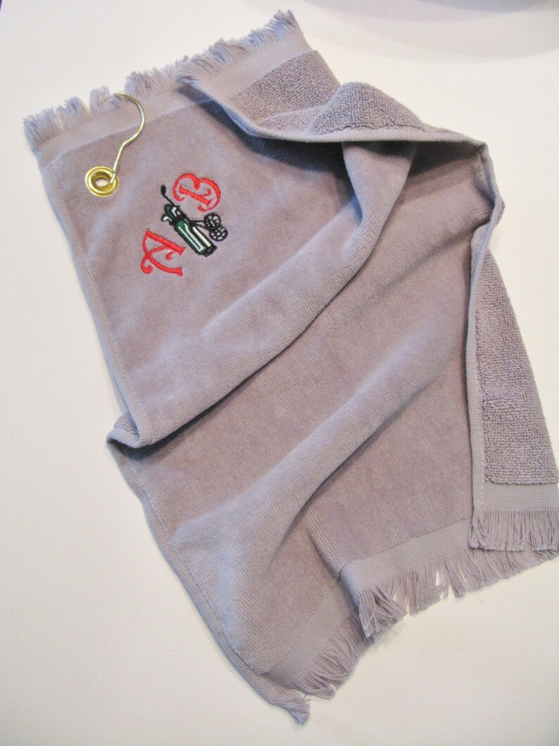 Embroidered Golf Personalized Putter Towel With Hook - Etsy