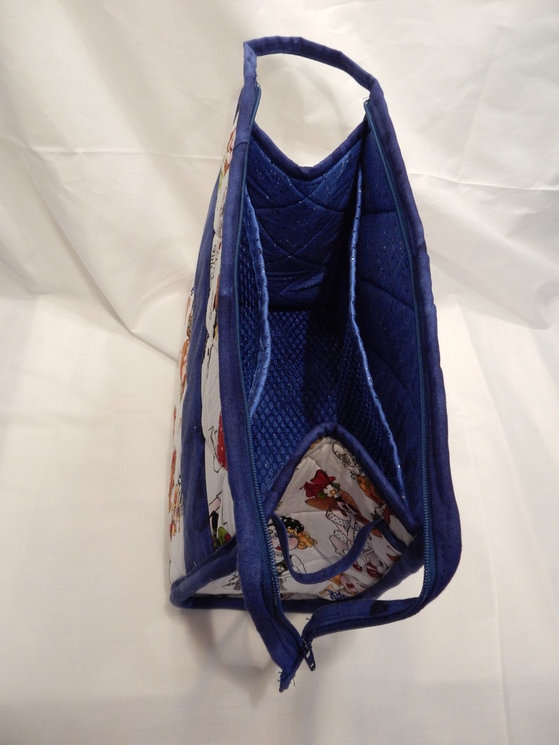 Open Wide Bag-tote Bag-cosmetic Bag-travel Bag-carry on Bag- Toiletries ...