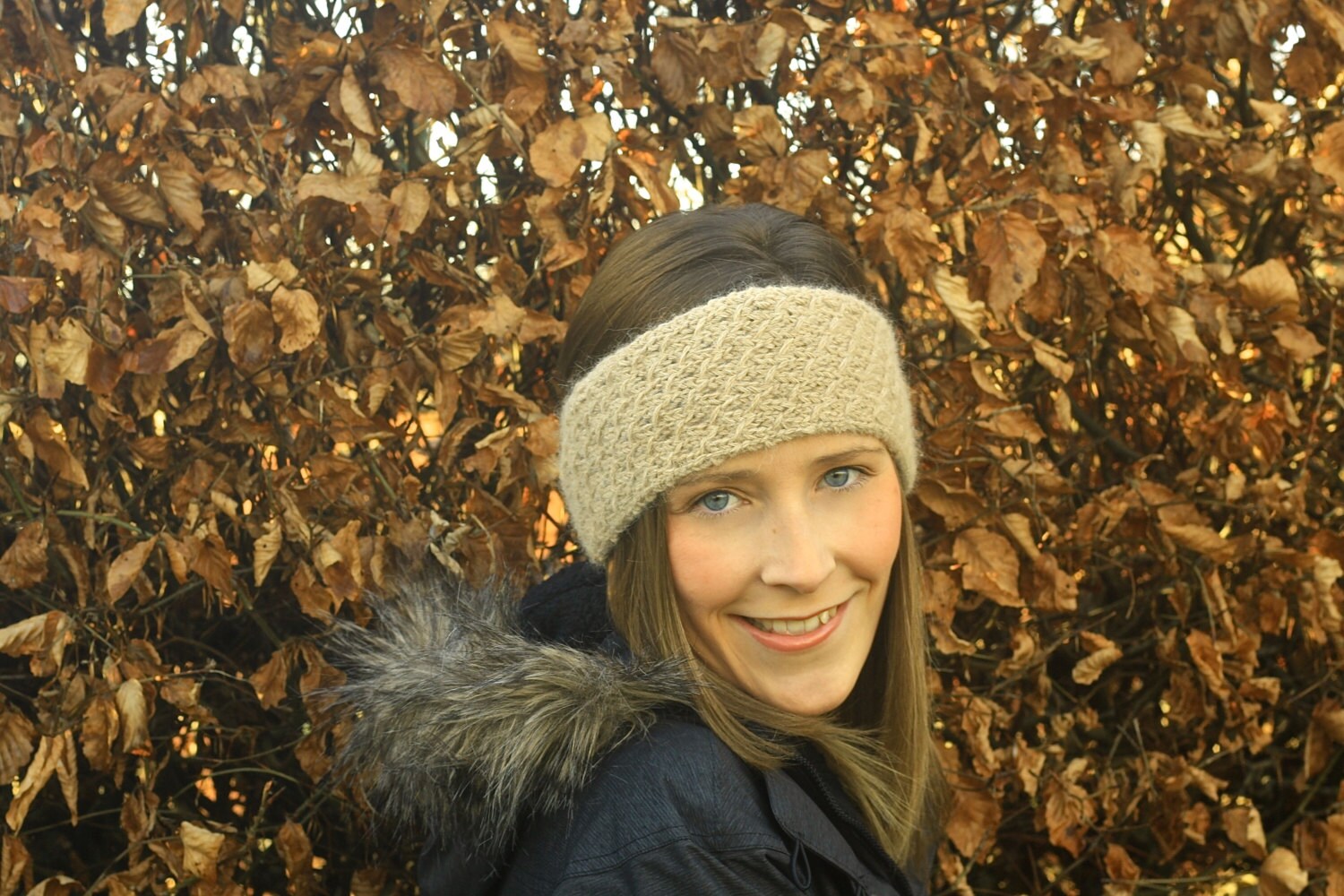 Knitting Pattern Honeycomb Headband Ear Warmer Etsy