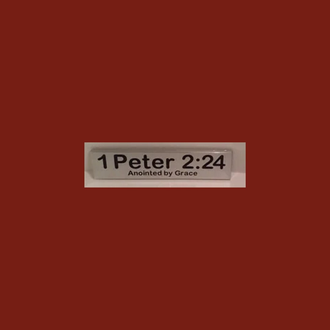 1 Peter 2:24 Chrome-plated Scripture Emblem - Etsy