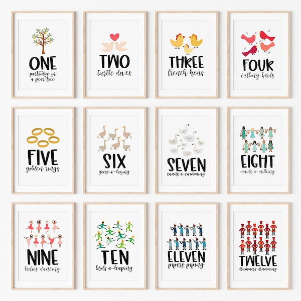 Twelve Days of Christmas - Etsy