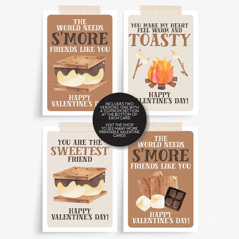 Smores Valentine - Etsy