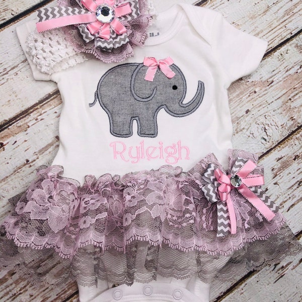 Elephant Baby Girl - Etsy