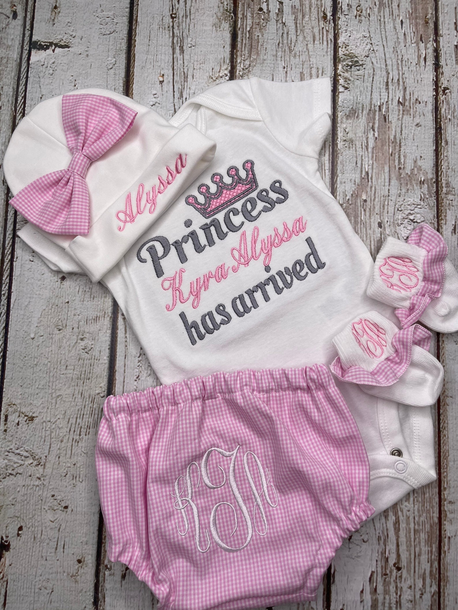 Baby Girl Clothes the Princess Has Arrived Coming Home Outfit - Etsy