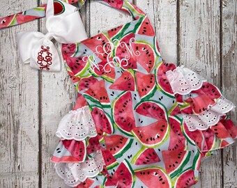 Baby Girl Watermelon Outfit - Etsy