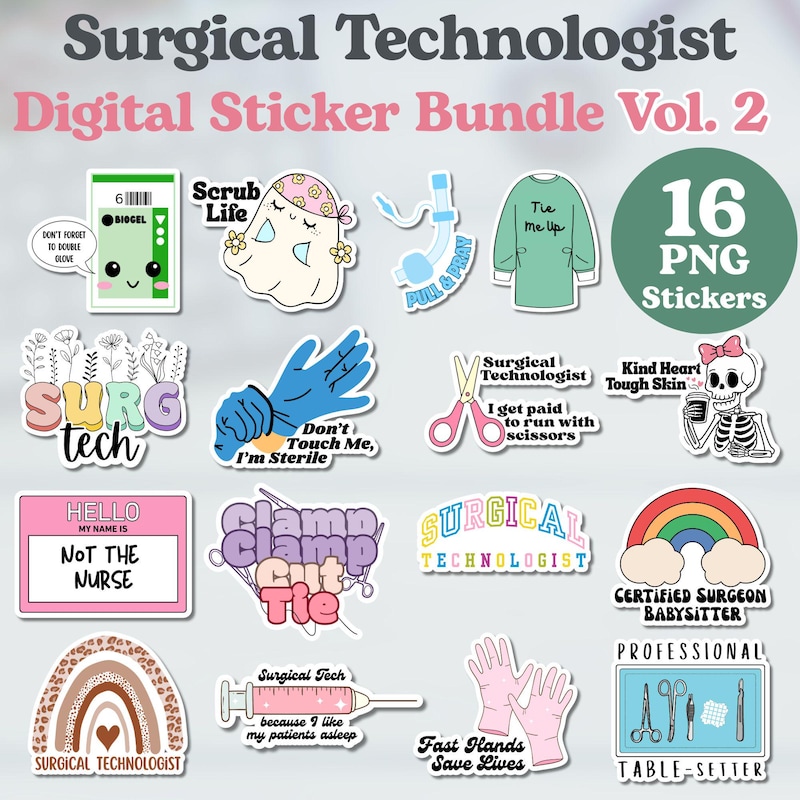 Sterile Processing Stickers Etsy