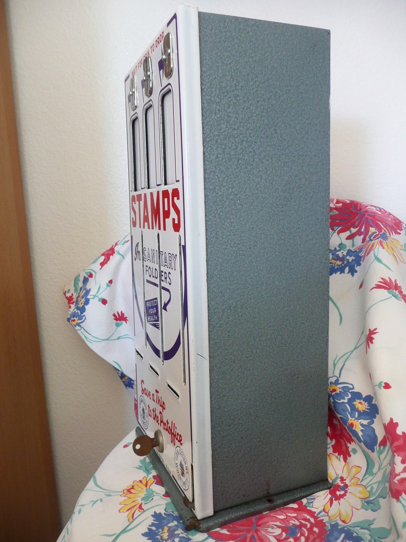 ORIGINAL Post Office STAMP Machinevintage Beautiful Graphics/colors W ...