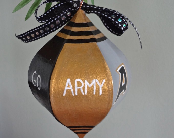 Army Pride Ornament. the Army a on Gray With - Etsy