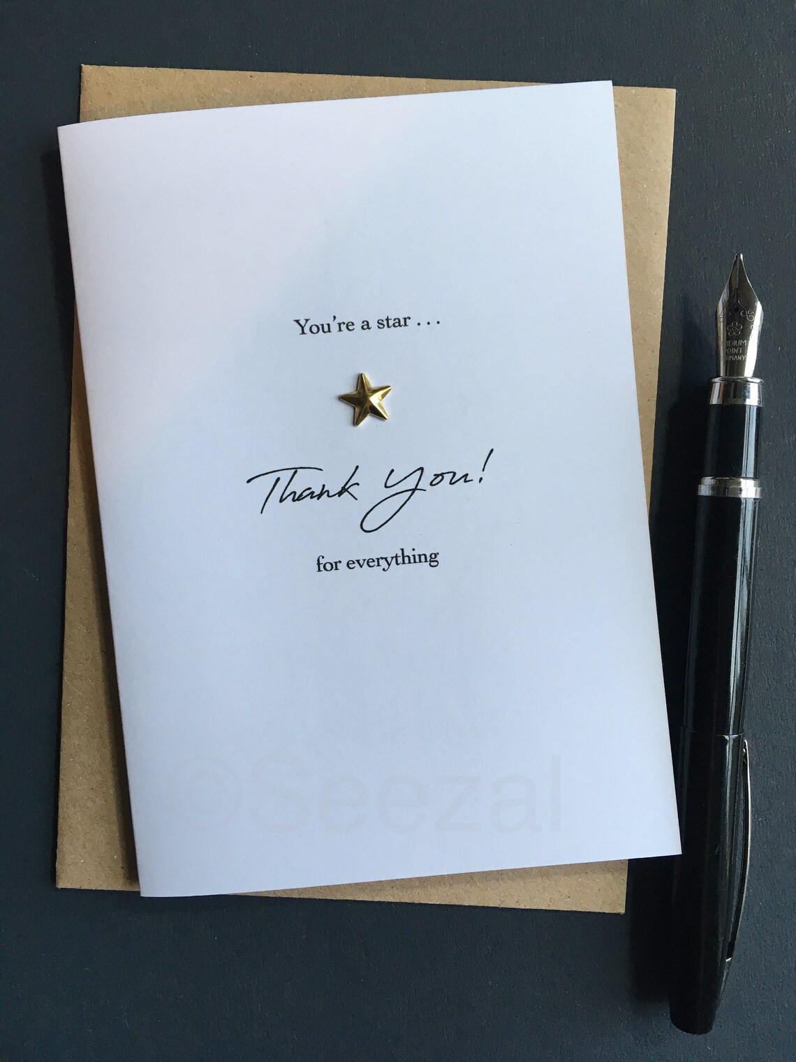 Thank You You're a Star Just to Say Thanks for being you | Etsy