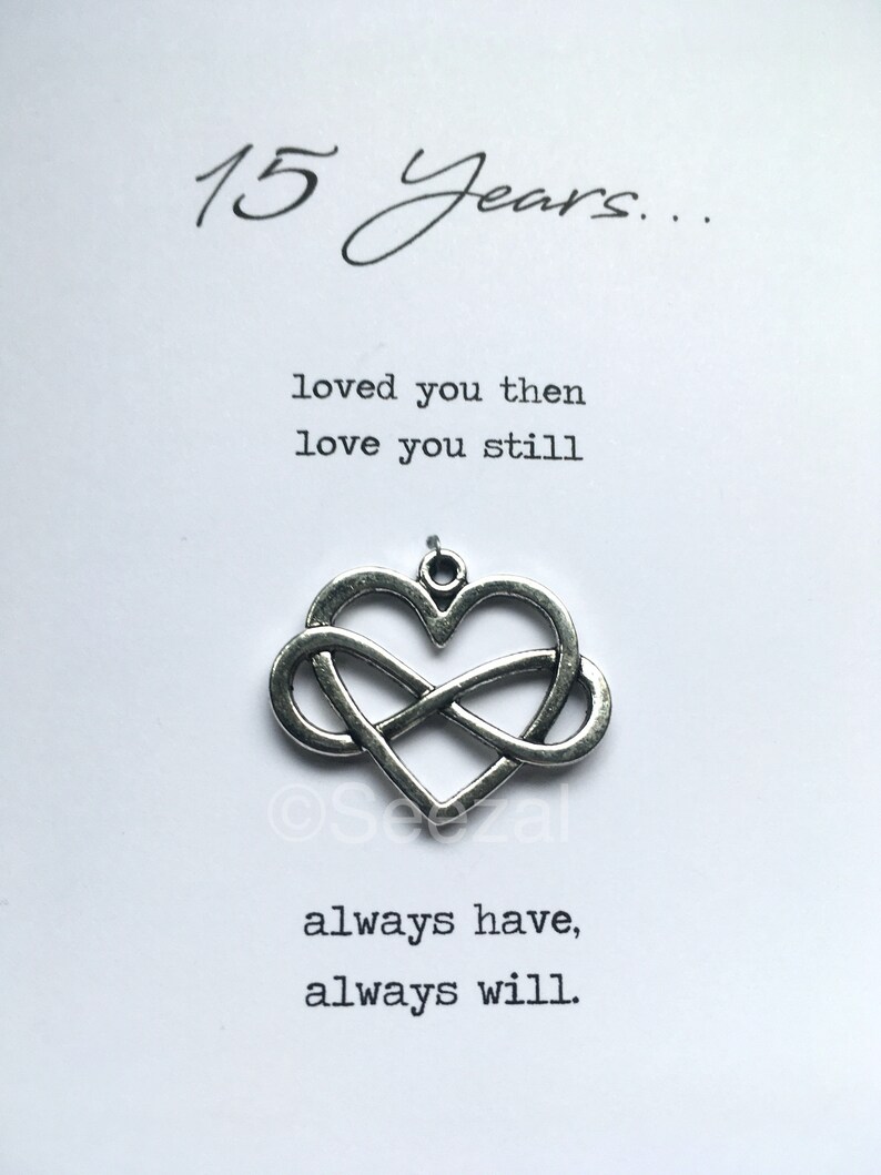 15 Years Anniversary Card 15th Loved You Then Love You Still - Etsy