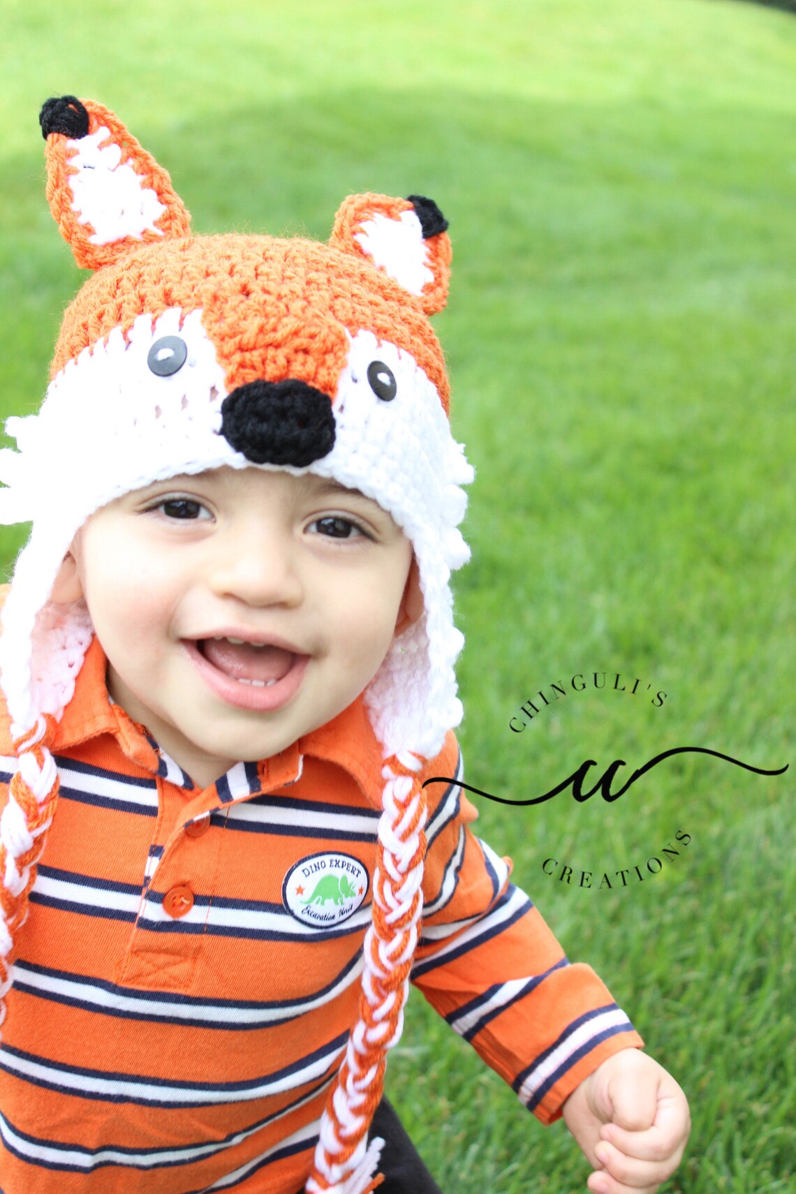 Crochet Fox Hat Baby Girl Baby Boy Fox Hat Newborn Fox Beanie - Etsy