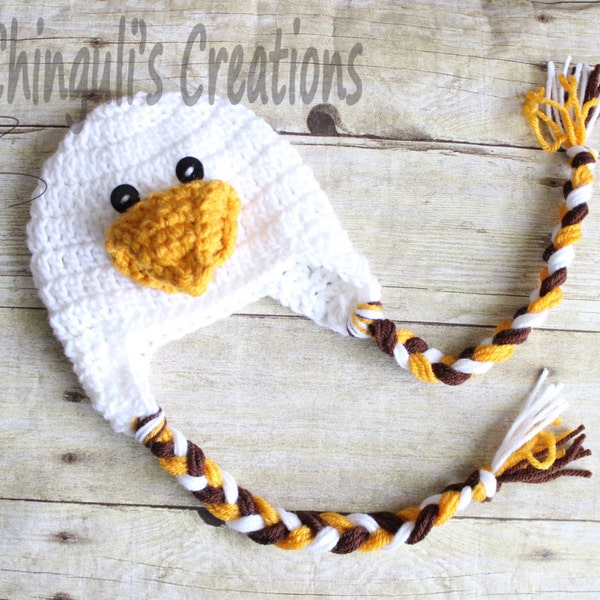 Crochet Eagle Hat - Etsy