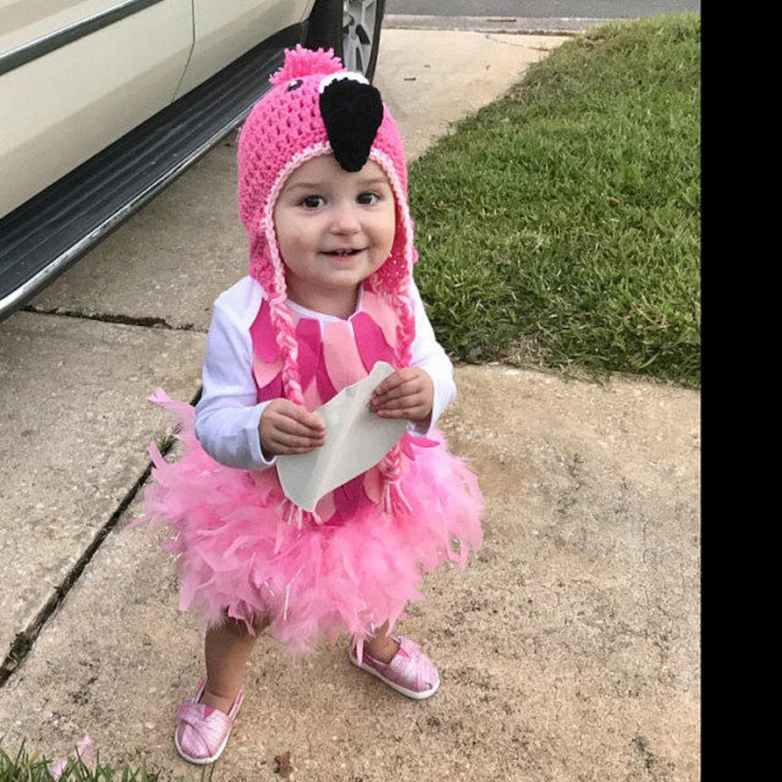 PATTERN- Crochet Flamingo Hat Pattern - Pink Flamingo Crochet Hat ...