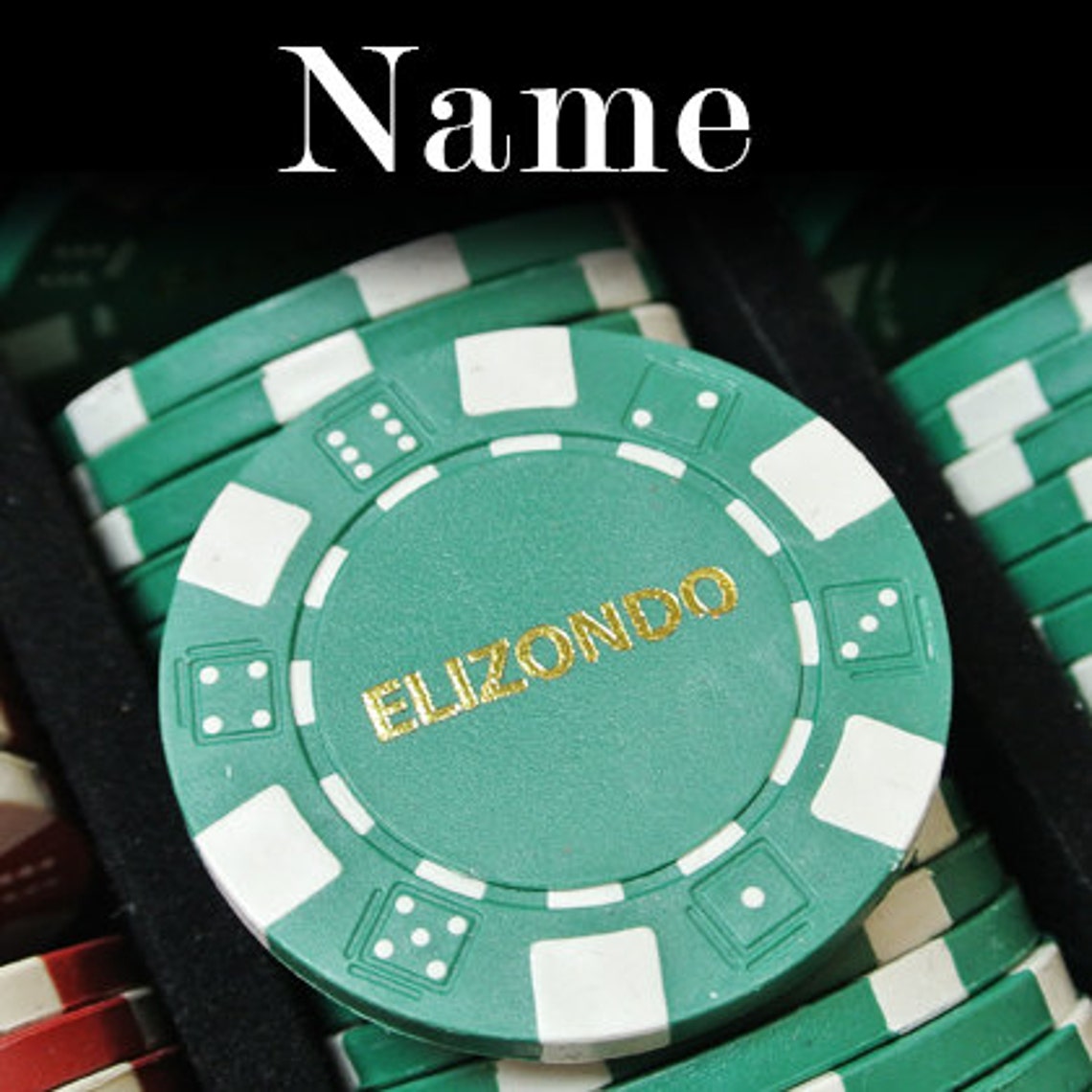 300 Personalized Poker Chip Set Great Holiday or Christmas - Etsy