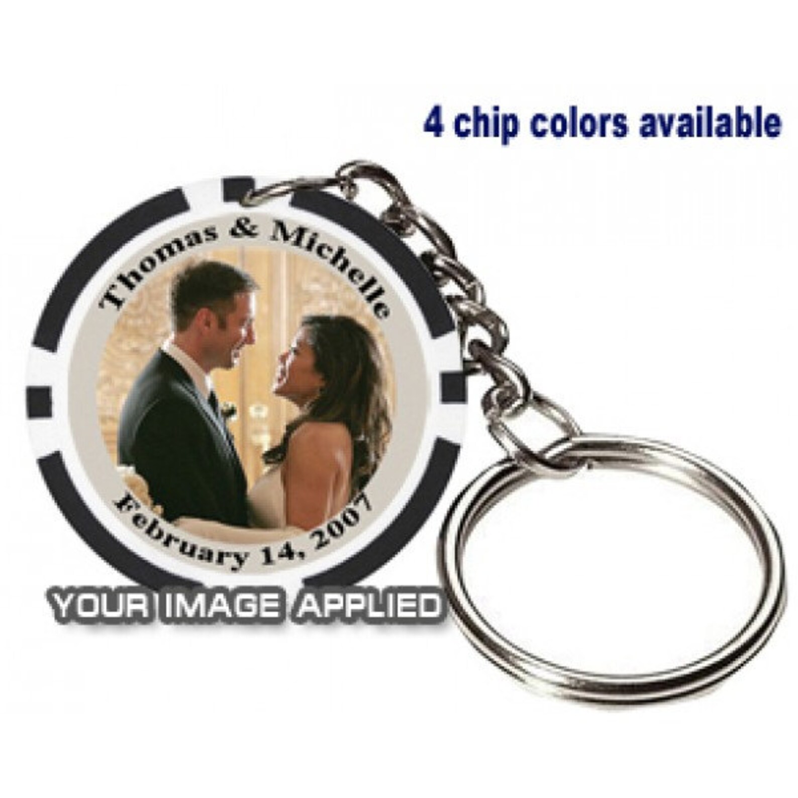 Wedding Favor Key Chains 100 Personalized Wedding Key Chain - Etsy