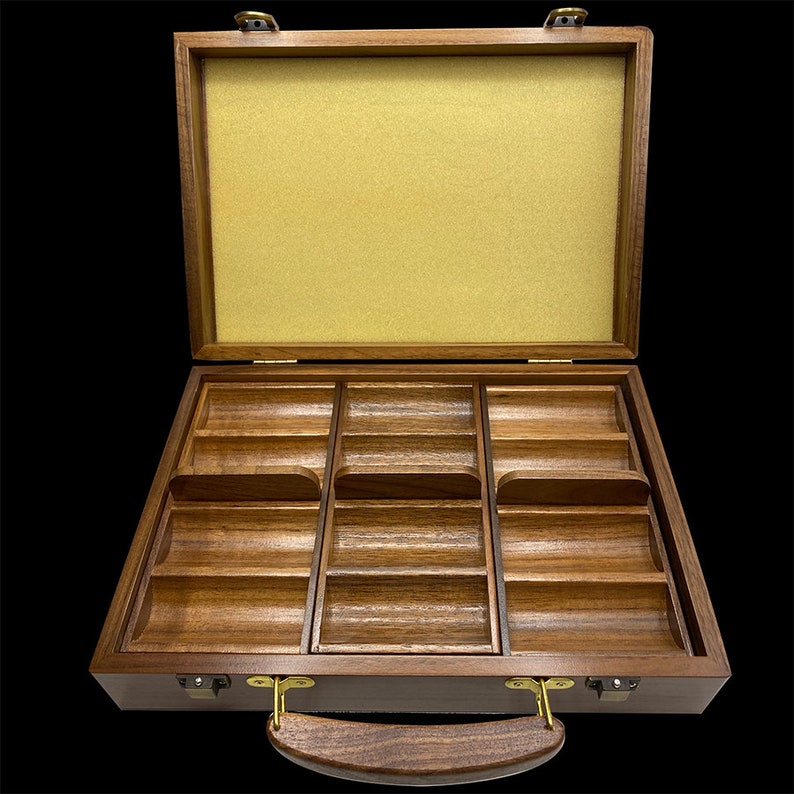 300 Premium Luxury Wood Case Custom Poker Chip Set - the Perfect ...