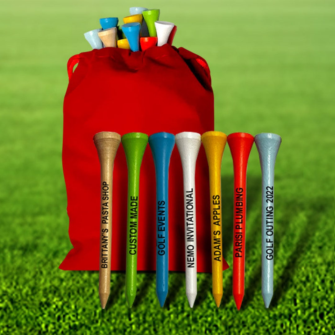 25 Personalized Golf Tee Gift Set - Great Holiday / Christmas Gift! - Etsy